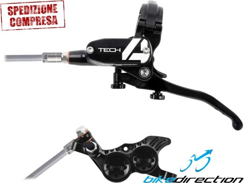 Hope Tech 4 V4 freni a disco braided nero posteriore